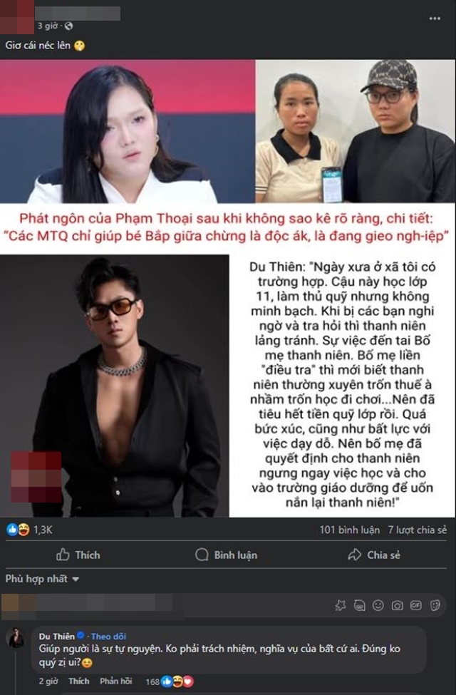 Sao Việt đầu tiên lên tiếng về phát ngôn chấn động của Phạm Thoại, nói 1 câu khiến CĐM phải tấm tắc